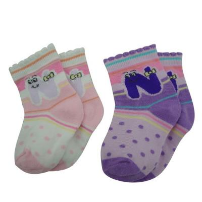 China Organic cotton wholesale custom design knitted cozy baby socks for sale