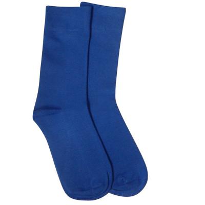 China Wholesale solid color knitted mid calf bamboo socks for businessmen for sale
