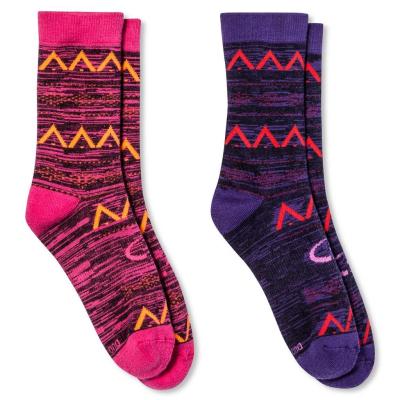 China Mid calf wholesale knitted crew women socks for sale