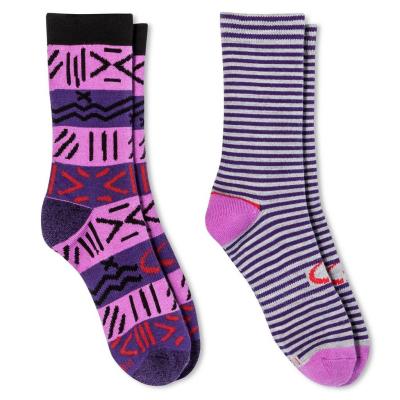 China Mid calf wholesale knitted crew women socks for sale