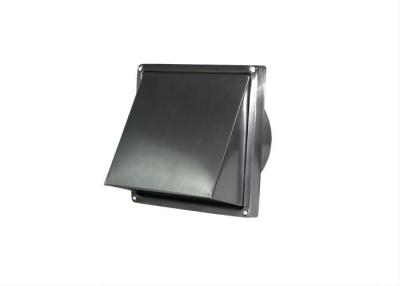 China HVAC Pared exterior de acero inoxidable seco Exterior ventilación de pared encapsulada para ventilación Flap no de retorno ventilación de aire de pared externa en venta