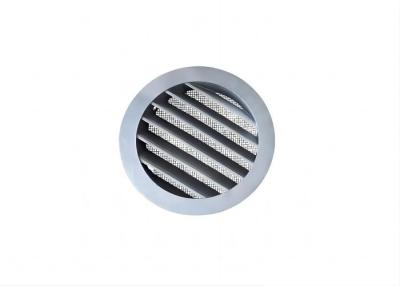 China End Factory Die Casting Wall Round External Weather Aluminum Air Vent Louvers with Screen Mesh for sale