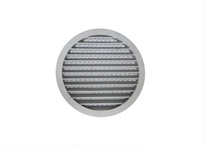 China Ventilation system round Cast Aluminum fixed louver air vent external louver for sale