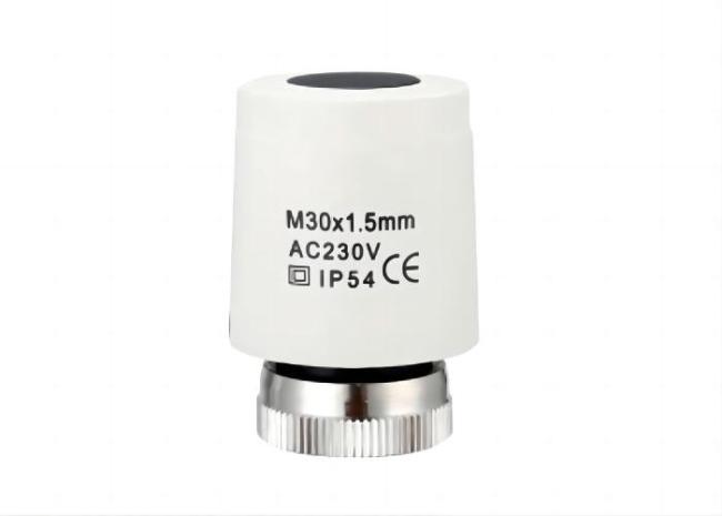 220V Water heaing Electro Thermal Actuator with Electrical on/Off-Controls Electro-Thermal Actuator for Floor Heating