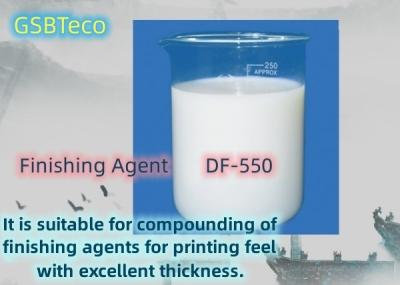 China Finishing Agent —  DF-550 — Compound of finishing agents for printing feel, with excellent thickness. for sale
