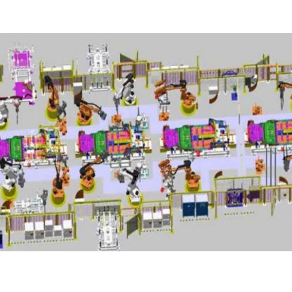 Integrated Body Shop And Assembly Shop Robotics Automation Solution Automotive Production Line Turn Key Project