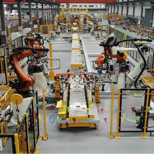 Integrated Body Shop And Assembly Shop Robotics Automation Solution Automotive Production Line Turn Key Project