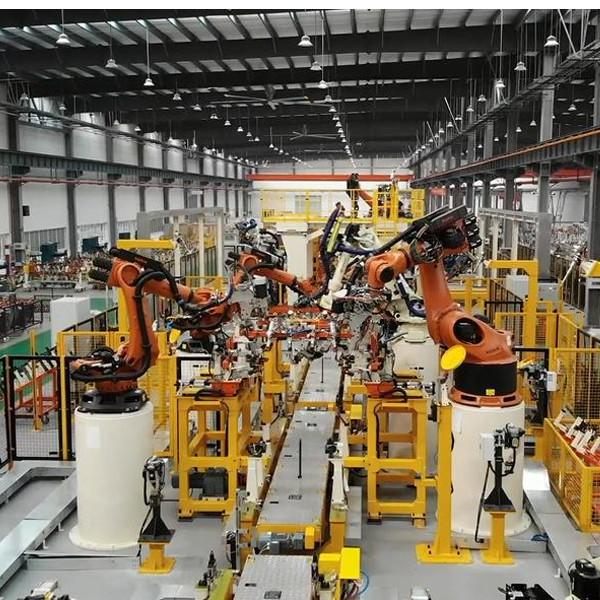 Integrated Body Shop And Assembly Shop Robotics Automation Solution Automotive Production Line Turn Key Project