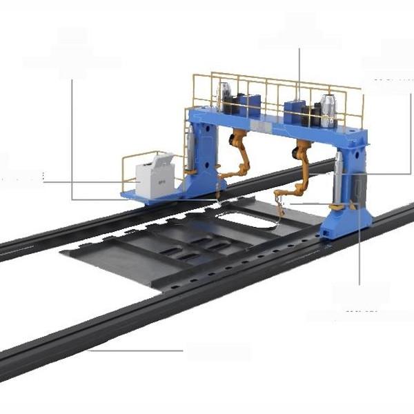 Quality Intelligent Welding Robot System With Gantry 7th 8th 9th Axis 2 Robots Smart for sale