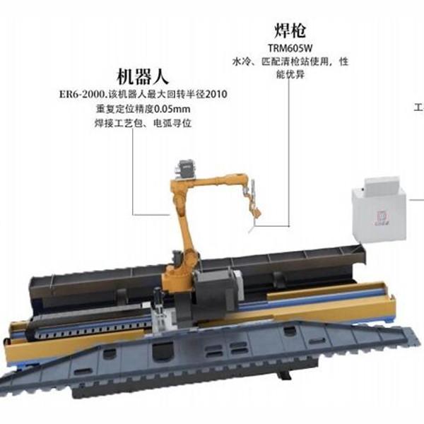 Quality Intelligent Welding Robot System With Gantry 7th 8th 9th Axis 2 Robots Smart for sale