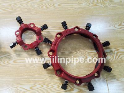 China Ductile iron pipe fittings, uni-flange for sale
