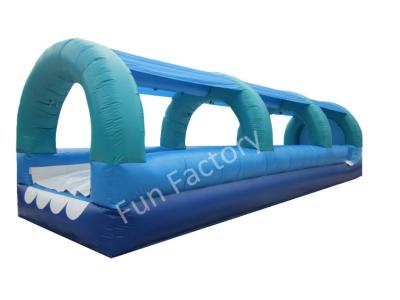 中国 0.55mm ポリ塩化ビニール膨脹可能な水ゲームは、抵抗力がある屋外水スライドを炎にあてます 販売のため