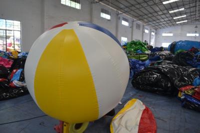 Cina Personalizzi i palloni gonfiabili di pubblicità per attività promozionale gialla/bianco/rosso in vendita