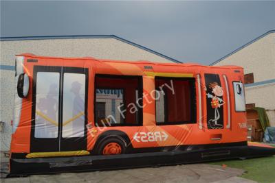 Cina La Camera gonfiabile di rimbalzo di tema del bus personalizza con il corredo di riparazione/pompa in vendita