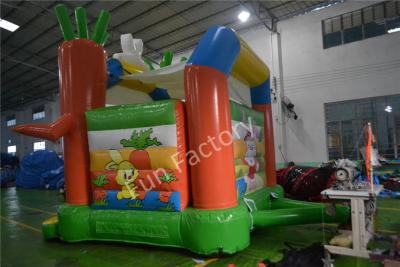 Cina Forma sveglia del coniglio dei grandi castelli rimbalzante divertenti all'aperto di divertimento in vendita