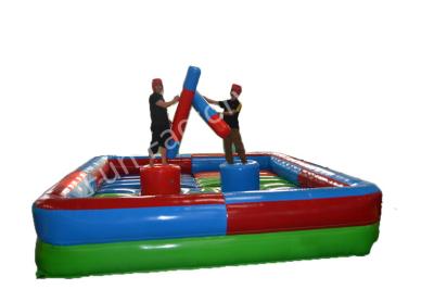 China Juegos interactivos inflables de la última arena deportiva, corte que lucha inflable en venta