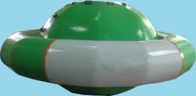 Cina Lo stagno gigante gioca i giochi gonfiabili dell'acqua del UFO 4m, verde e bianco in vendita