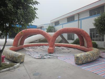 中国 屋外の膨脹可能なスポーツのゲーム斜行運動の Camo の膨脹可能な競技場 販売のため