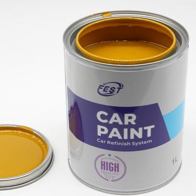 Cina 15um Vernice gialla per la riparazione di carrozzerie Automotive Finishing Products in vendita