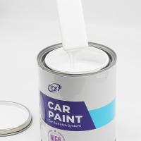 China E2 2K Solid White Automotive Paint - 40-60μm Coating Thickness with 2:1 Mix Ratio for Car Refinishing for sale