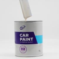 China 1K Solid Basecoat Car Paint White 1L Fast Drying Auto Repair Coating for sale