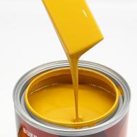 China High Performance 1K Solid Yellow Car Paint for Auto Refinish 1L for sale