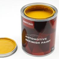 China High Performance 1K Solid Yellow Car Paint for Auto Refinish 1L for sale