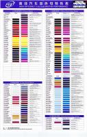 China 1K Solid Colors Car Paint - 15-25μm Coating Thickness with 1:0.6-0.8 Mixing Ratio for Automotive Repair for sale