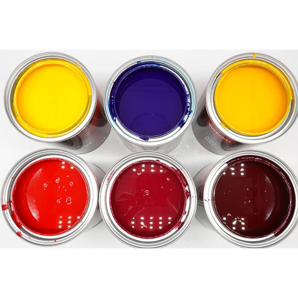 Verniciatura di carrozzeria in argento 1k Vernice Sliver Vernice auto Rifinitura Vernice spessore 25um