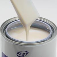 China 1K Solid Basecoat Car Paint White 1L Fast Drying Auto Repair Coating for sale