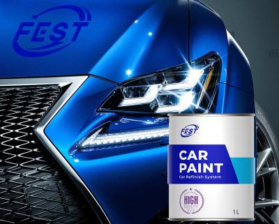 Cina Verniciatura per auto a base di riempimento di carrozzeria lucida Blu Car Scratch 1K Car Paint For Automotive in vendita