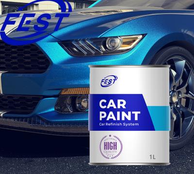 Blue Car Paint 1K Basecoat Paint  For Car Refinish Auto Refinishing Supplies