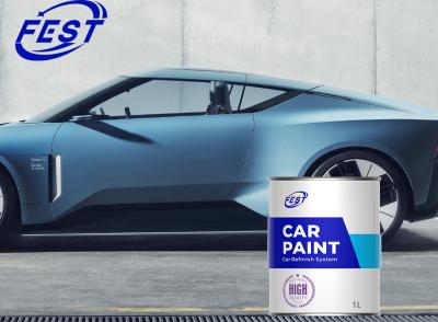 Cina Vernice di riparazione auto 1k Blu Color Auto Coat Con basso contenuto di Voc e liquido in vendita