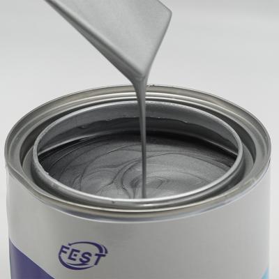 Cina Verniciatura per carrozzeria per auto Vernice per auto 1K argento colore solido metallico PU Topcoat/Basecoat per riparazione di auto in vendita