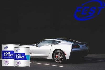 China Groothandel 1k Basecoat Wit Kleur Autoreparatie Verf Met Hoge Prestaties Te koop