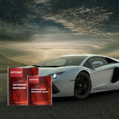 China Automotive Body Coating Car Paint 1K White Solid Color Metallic PU  Topcoat / Basecoat for Auto Refinish Repair for sale