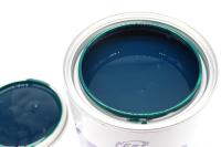 China Indigo Blue 1K Solid Car Paint High Gloss Fast Drying 15-25um Coating for sale