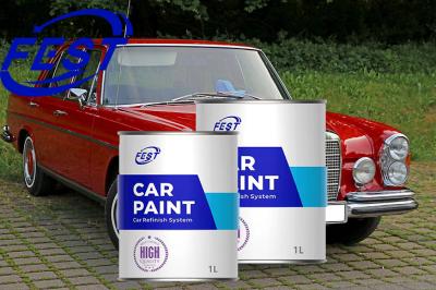 China Car Paint Suppliers Automotive Paints Refinish Acrylic 1K/2K Red for sale
