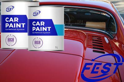 China Car Paint Suppliers Automotive Paints Refinish Acrylic 1K/2K Red for sale