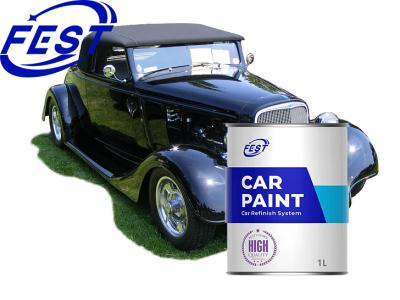 China Car Paint Suppliers Automotive Paints Refinish Acrylic 1K Black Auto Topcoat Pearl Color Spray Paint for sale