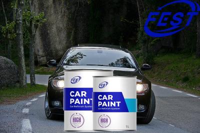 China Car Paint Suppliers Automotive Paints Refinish Acrylic 1K Black Auto Topcoat Pearl Color Spray Paint for sale