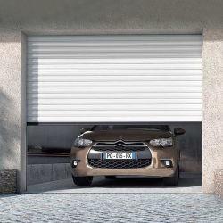 China Industrial Automatic Insulated Metal Sandwich Panel Steel Exterior Section Sliding Lift Overhead Garage Roll Up Door Te koop