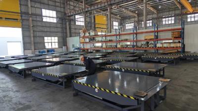 China Automatic Stationary Fixed Pit Hinged Lip Hydraulic Loading Container Dock Leveler For Loading Docks Or Bays Te koop