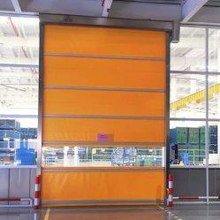 중국 맞춤형 내후성 PVC 고속 도어 방한 창문 자동 트랙 리셋 성능 판매용