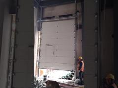 Warehousing Logistics Industrial Sectional Doors Insulated Sectional Garage Doors
