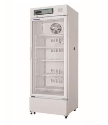 China 2-8 Degree Glass Door Single Door Medical Refrigerator with Large Screen LED Display for sale