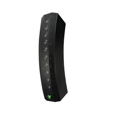 China Black Powered Active Column Array Speakers Portable PA Products for sale