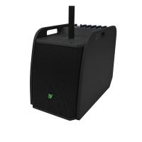 China Black Active Column Array Speaker System with DSP 8-Channel Mixer 1200W for sale