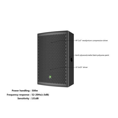 China Ktv Club PA Speaker System Flexible 500W Power Handling (AES) for sale