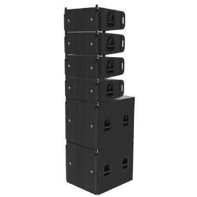 China Array de líneas exteriores de VA Pa altavoces 500W 10 pulgadas Array de líneas coaxial en venta